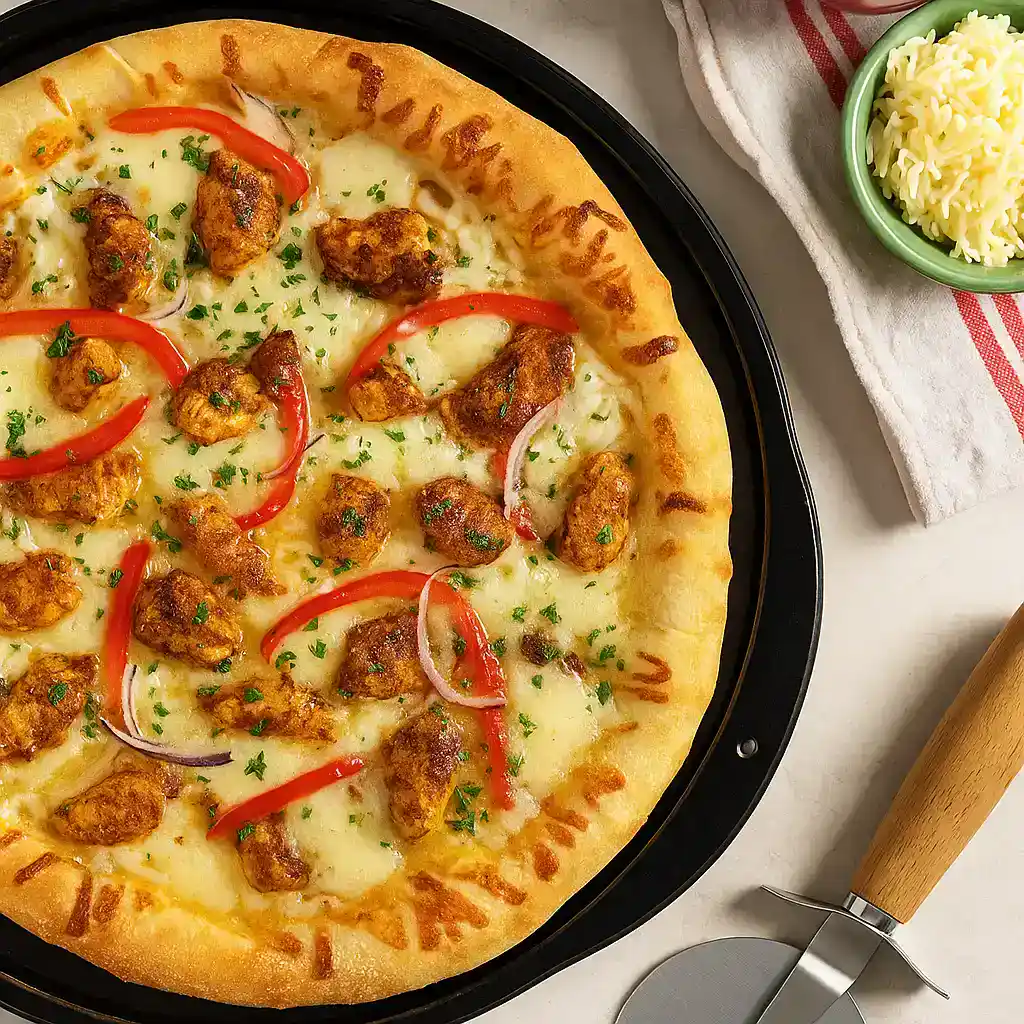 butter chicken pizza recipe